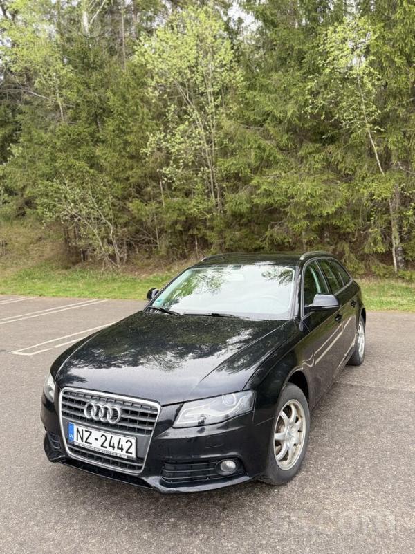 Black Audi A4 2008 in Valka, with an engine capacity of 1.80 L and mileage of 222 thousand km for 5100 €, photo 1 on AUTOMOTO.COM.LV