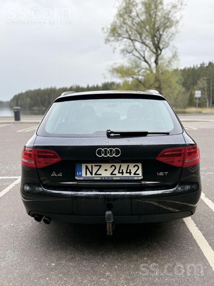 Melns Audi A4 2008 Valka, ar dzinēja tilpumu 1.80 L un nobraukumu 222 tūkst. km par 5100 €, foto 6 vietnē AUTOMOTO.COM.LV