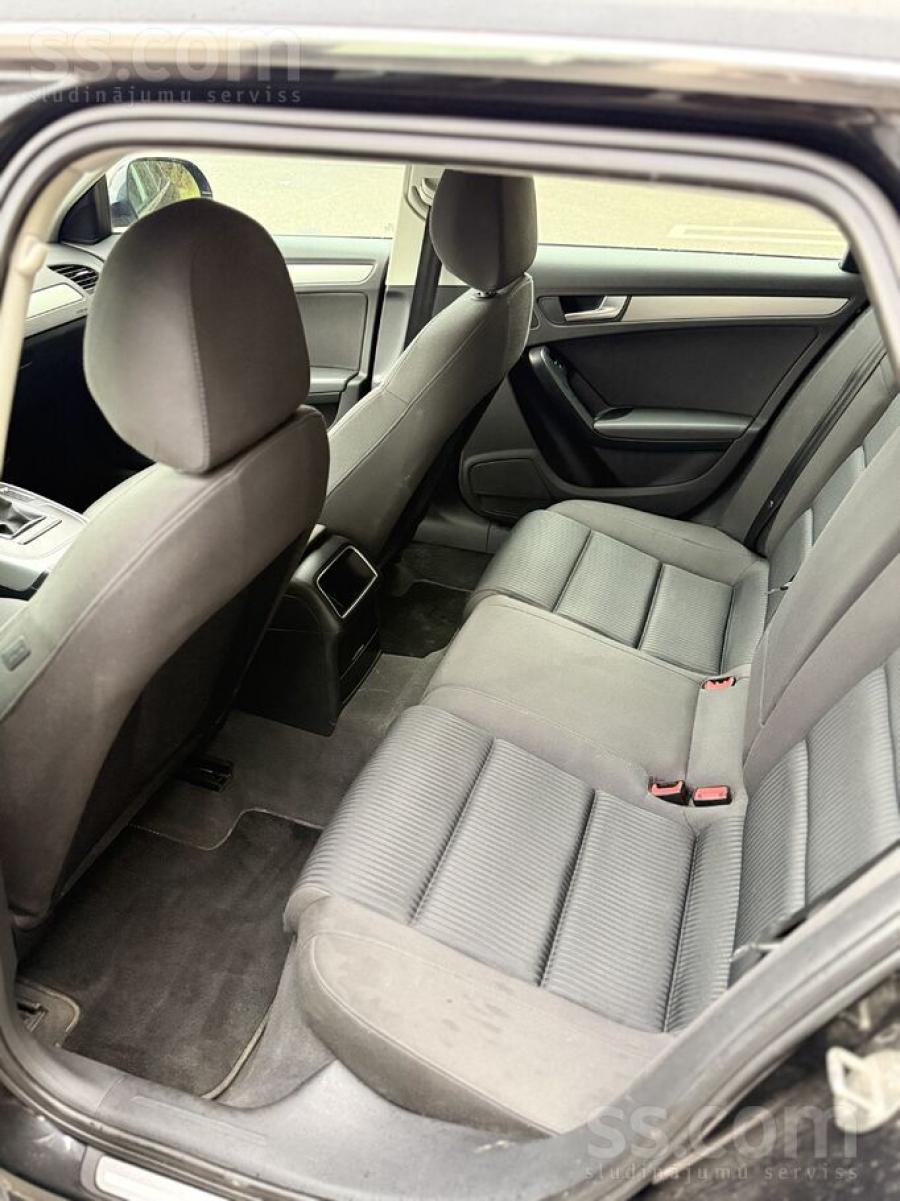 Melns Audi A4 2008 Valka, ar dzinēja tilpumu 1.80 L un nobraukumu 222 tūkst. km par 5100 €, foto 8 vietnē AUTOMOTO.COM.LV