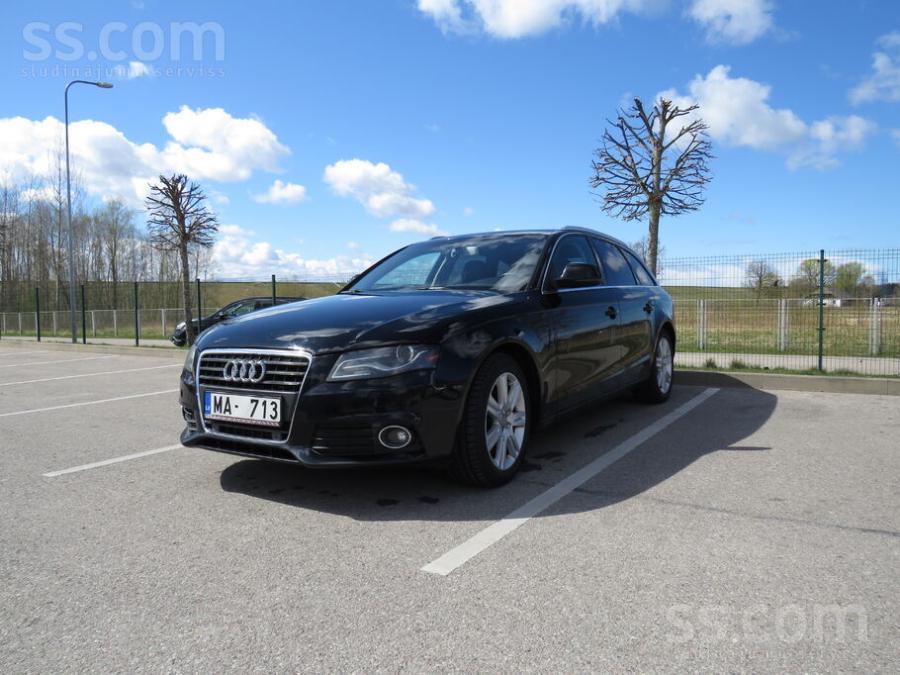 Melns Audi A4 2008 Rīga, ar dzinēja tilpumu 2.00 L un nobraukumu 328 tūkst. km par 5000 €, foto 1 vietnē AUTOMOTO.COM.LV