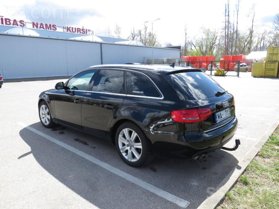Melns Audi A4 2008 Rīga, ar dzinēja tilpumu 2.00 L un nobraukumu 328 tūkst. km par 5000 €, foto 6 vietnē AUTOMOTO.COM.LV