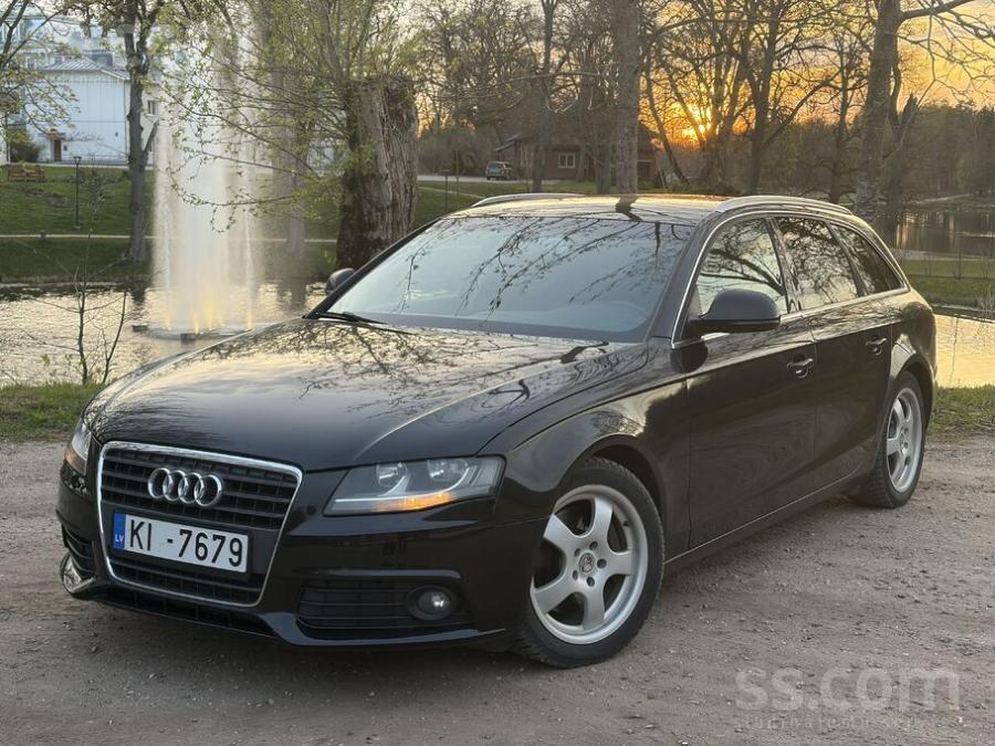 Черный Ауди А4 2008 в Валмиера, объемом двигателя 2.70 л и пробегом 350 тыс. км за 4200 €, фото 1 на AUTOMOTO.COM.LV