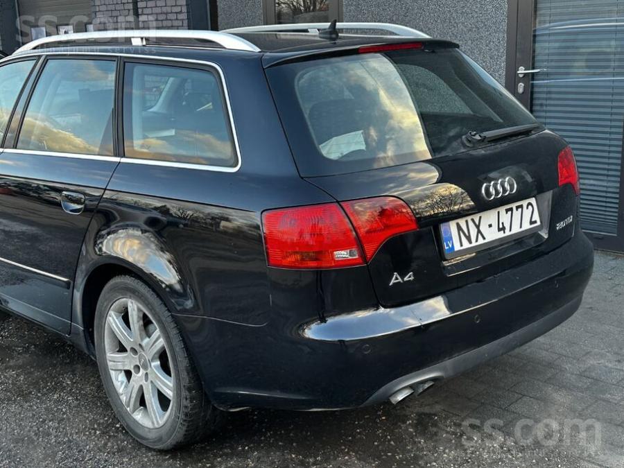 Melns Audi A4 2008 Rīga, ar dzinēja tilpumu 2.00 L un nobraukumu 0 tūkst. km par 4100 €, foto 7 vietnē AUTOMOTO.COM.LV