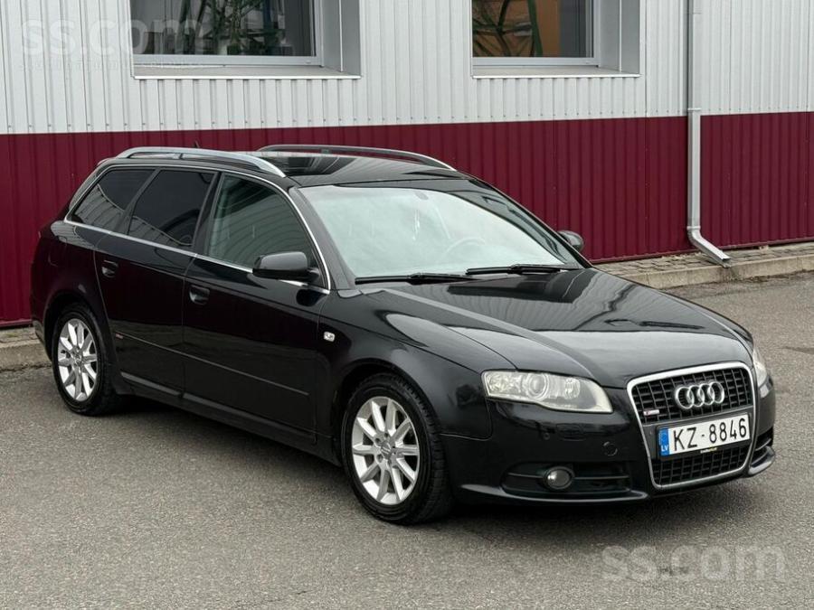 Melns Audi A4 2008 Rīga, ar dzinēja tilpumu 2.00 L un nobraukumu 0 tūkst. km par 1990 €, foto 1 vietnē AUTOMOTO.COM.LV