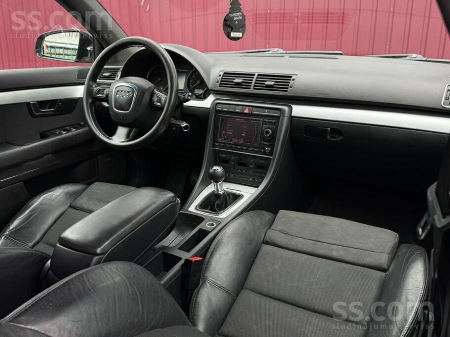 Melns Audi A4 2008 Rīga, ar dzinēja tilpumu 2.00 L un nobraukumu 0 tūkst. km par 1990 €, foto 8 vietnē AUTOMOTO.COM.LV