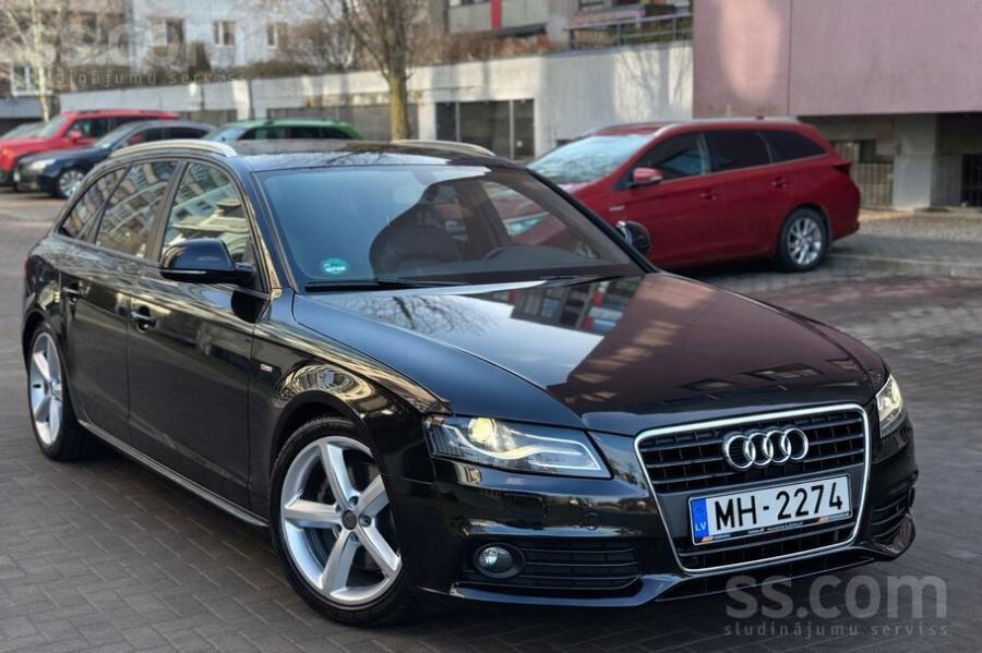 Melns Audi A4 2008 Rīga, ar dzinēja tilpumu 2.00 L un nobraukumu 304 tūkst. km par 4490 €, foto 1 vietnē AUTOMOTO.COM.LV