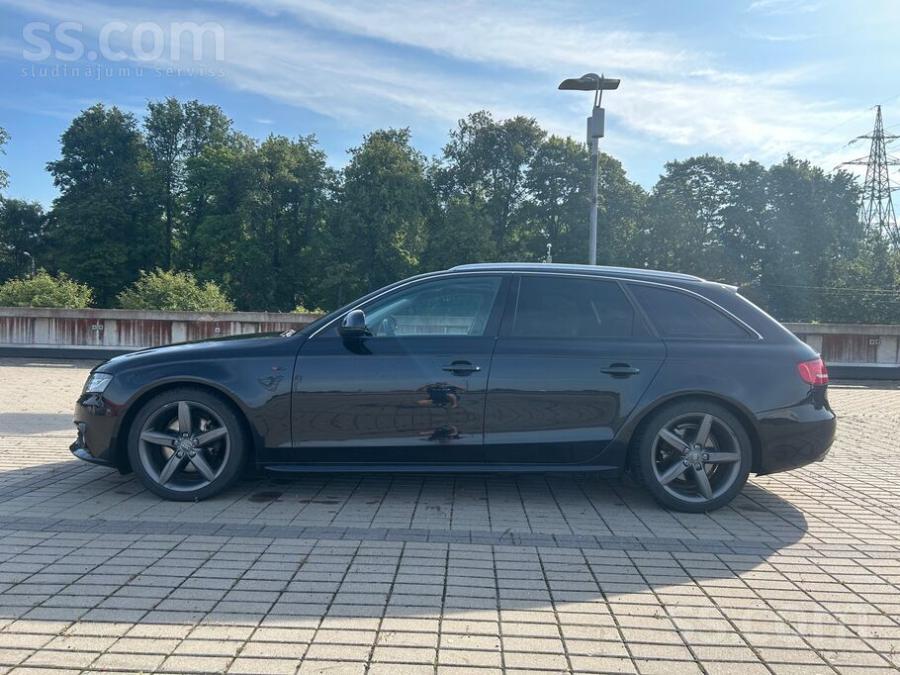 Black Audi A4 2008 in Riga, with an engine capacity of 2.00 L and mileage of 278 thousand km for 3750 €, photo 1 on AUTOMOTO.COM.LV