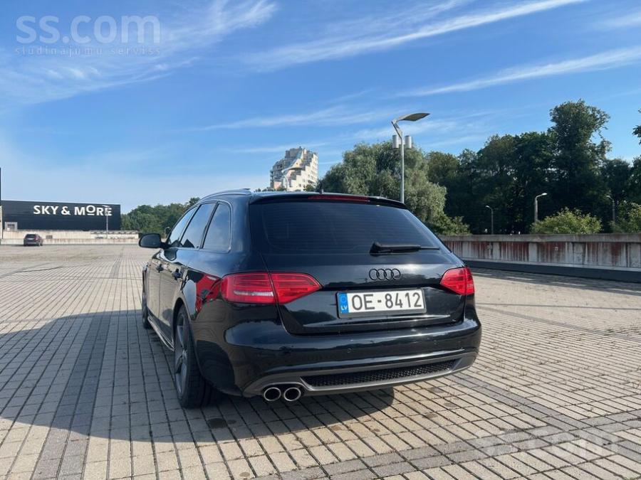 Black Audi A4 2008 in Riga, with an engine capacity of 2.00 L and mileage of 278 thousand km for 3750 €, photo 6 on AUTOMOTO.COM.LV