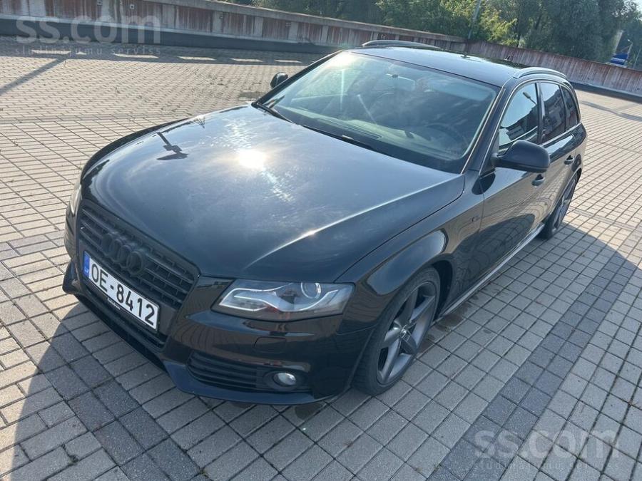 Black Audi A4 2008 in Riga, with an engine capacity of 2.00 L and mileage of 278 thousand km for 3750 €, photo 7 on AUTOMOTO.COM.LV