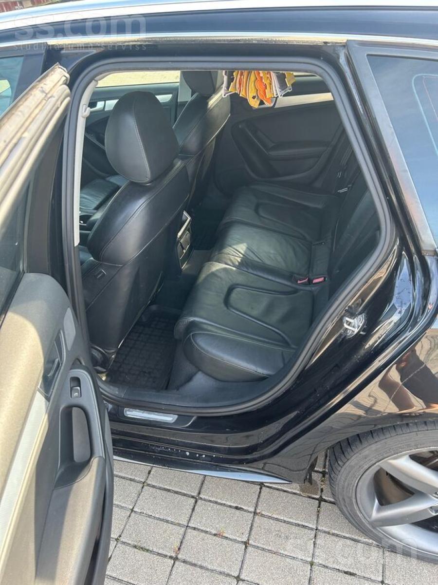 Black Audi A4 2008 in Riga, with an engine capacity of 2.00 L and mileage of 278 thousand km for 3750 €, photo 11 on AUTOMOTO.COM.LV