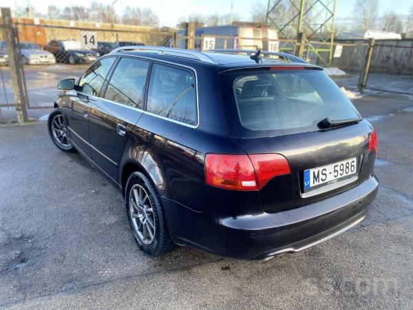 Black Audi A4 2008 in Riga, with an engine capacity of 2.00 L and mileage of 376 thousand km for 1800 €, photo 2 on AUTOMOTO.COM.LV