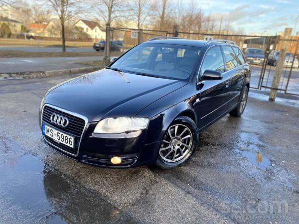 Black Audi A4 2008 in Riga, with an engine capacity of 2.00 L and mileage of 376 thousand km for 1800 €, photo 4 on AUTOMOTO.COM.LV