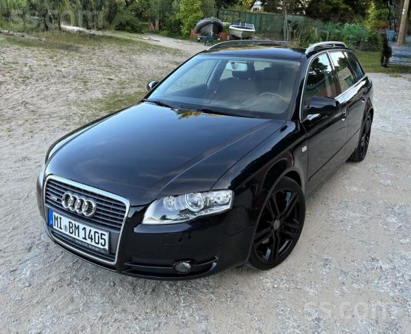 Melns Audi A4 2008 Rīga, ar dzinēja tilpumu 2.00 L un nobraukumu 305 tūkst. km par 4090 €, foto 1 vietnē AUTOMOTO.COM.LV