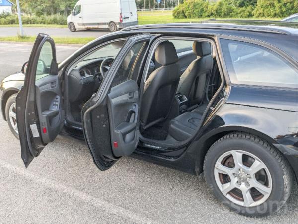 Black Audi A4 2008 in Riga, with an engine capacity of 2.00 L and mileage of 194 thousand km for 5900 €, photo 4 on AUTOMOTO.COM.LV