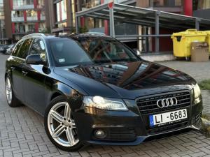 Melns Audi A4 2008 Rīga, ar dzinēja tilpumu 2.70 L un nobraukumu 334 tūkst. km par 4490 €, foto  vietnē AUTOMOTO.COM.LV