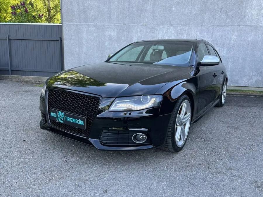 Melns Audi A4 2008 Liepāja, ar dzinēja tilpumu 2.00 L un nobraukumu 297 tūkst. km par 6750 €, foto 1 vietnē AUTOMOTO.COM.LV