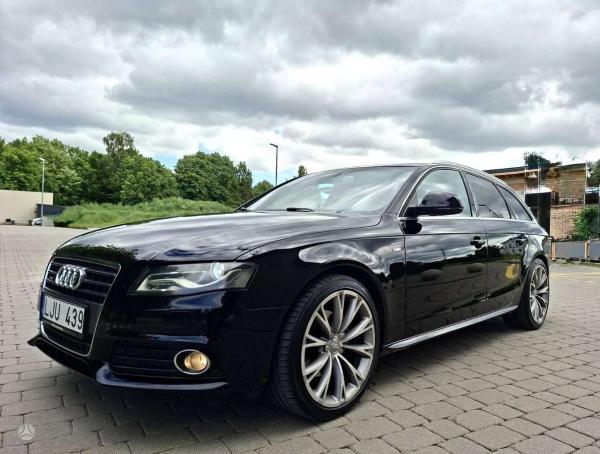 Black Audi A4 2008 in Kaunas, with an engine capacity of 1.97 L and mileage of 287 thousand km for 6000 €, photo 1 on AUTOMOTO.COM.LV