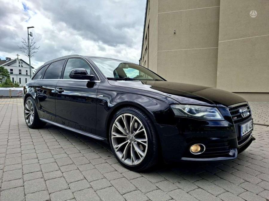 Melns Audi A4 2008 Kauņa, ar dzinēja tilpumu 1.97 L un nobraukumu 287 tūkst. km par 6000 €, foto 3 vietnē AUTOMOTO.COM.LV