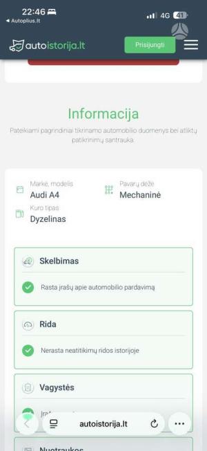 Melns Audi A4 2008 Kauņa, ar dzinēja tilpumu 1.97 L un nobraukumu 287 tūkst. km par 6000 €, foto 39 vietnē AUTOMOTO.COM.LV