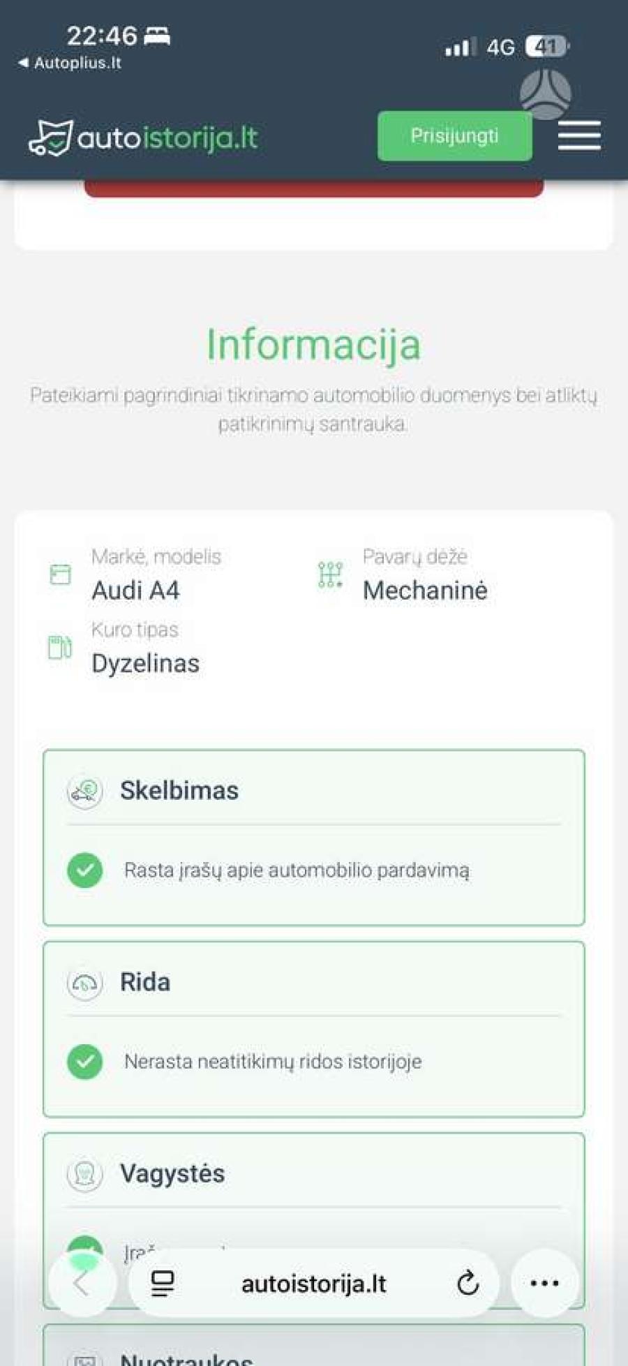 Melns Audi A4 2008 Kauņa, ar dzinēja tilpumu 1.97 L un nobraukumu 287 tūkst. km par 6000 €, foto 39 vietnē AUTOMOTO.COM.LV