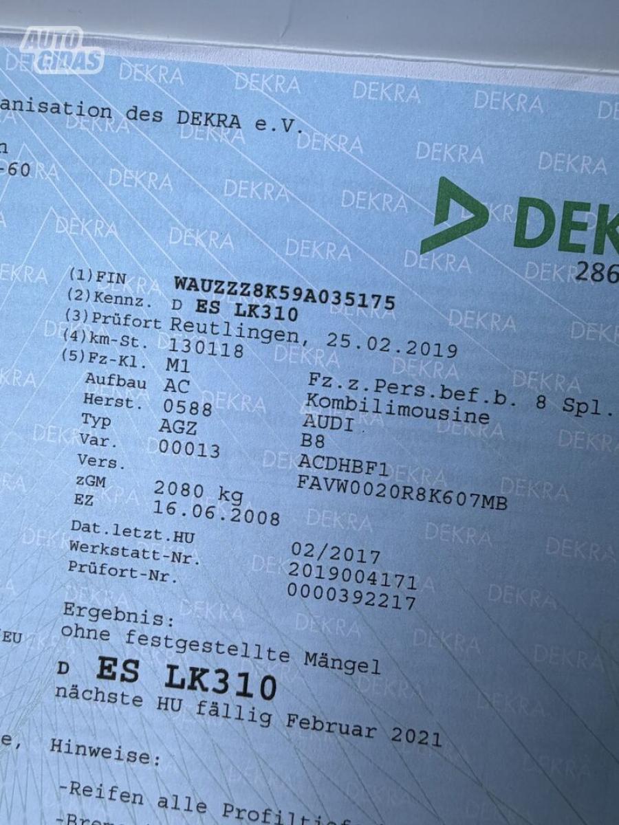 Melns Audi A4 2008 Viļņa, ar dzinēja tilpumu 1.80 L un nobraukumu 220 tūkst. km par 4400 €, foto 15 vietnē AUTOMOTO.COM.LV