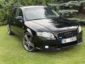 Melns Audi A4 2008 Rīga, ar dzinēja tilpumu 2.00 L un nobraukumu 248 tūkst. km par 4450 €, foto  vietnē AUTOMOTO.COM.LV