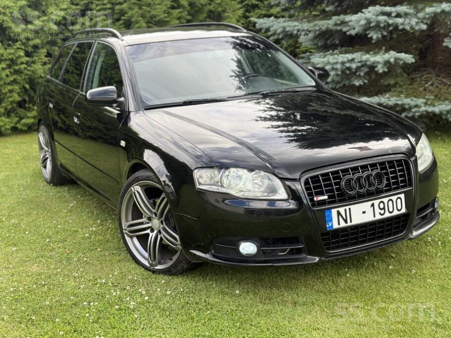Melns Audi A4 2008 Rīga, ar dzinēja tilpumu 2.00 L un nobraukumu 248 tūkst. km par 4450 €, foto 1 vietnē AUTOMOTO.COM.LV