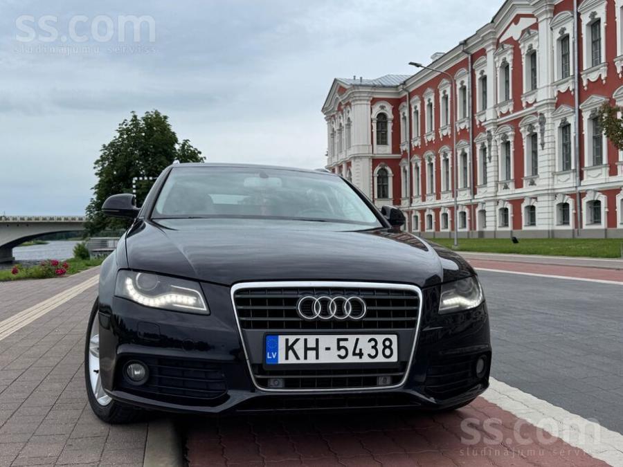 Melns Audi A4 2008 Jelgava, ar dzinēja tilpumu 2.00 L un nobraukumu 378 tūkst. km par 5150 €, foto 4 vietnē AUTOMOTO.COM.LV