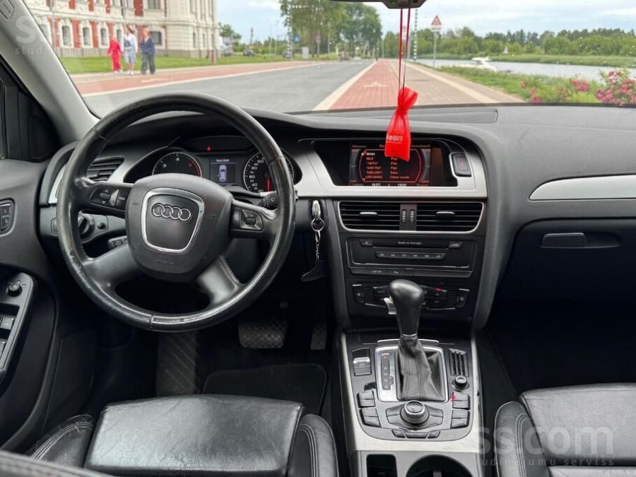 Melns Audi A4 2008 Jelgava, ar dzinēja tilpumu 2.00 L un nobraukumu 378 tūkst. km par 5150 €, foto 13 vietnē AUTOMOTO.COM.LV