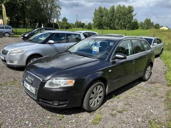 Black Audi A4 2008 in Limbazi, with an engine capacity of 2.00 L and mileage of 280 thousand km for 4250 €, photo 1 on AUTOMOTO.COM.LV