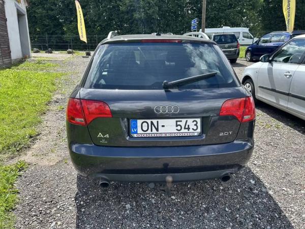 Black Audi A4 2008 in Limbazi, with an engine capacity of 2.00 L and mileage of 280 thousand km for 4250 €, photo 5 on AUTOMOTO.COM.LV