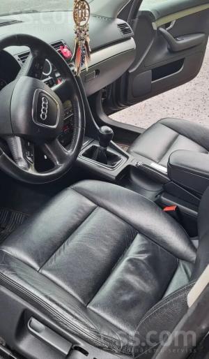 Black Audi A4 2008 in Talsi, with an engine capacity of 2.00 L and mileage of 327 thousand km for 3500 €, photo 5 on AUTOMOTO.COM.LV