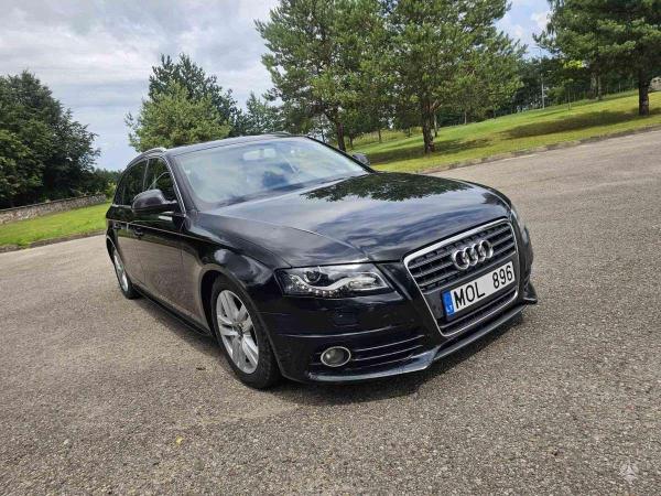 Black Audi A4 2008 in Utena, with an engine capacity of 1.97 L and mileage of 340 thousand km for 2650 €, photo 1 on AUTOMOTO.COM.LV