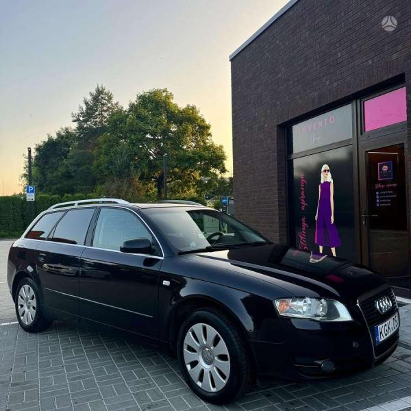 Black Audi A4 2008 in Kaisiadorys, with an engine capacity of 1.99 L and mileage of 413 thousand km for 2850 €, photo 7 on AUTOMOTO.COM.LV