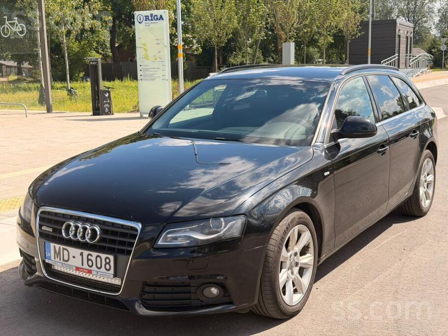 Black Audi A4 2008 in Rezekne, with an engine capacity of 2.70 L and mileage of 320 thousand km for 4900 €, photo 4 on AUTOMOTO.COM.LV