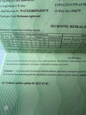Melns Audi A4 2008 Viļņa, ar dzinēja tilpumu 1.80 L un nobraukumu 221 tūkst. km par 4100 €, foto 16 vietnē AUTOMOTO.COM.LV