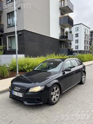 Melns Audi A4 2008 Rīga, ar dzinēja tilpumu 2.00 L un nobraukumu 506 tūkst. km par 3000 €, foto  vietnē AUTOMOTO.COM.LV