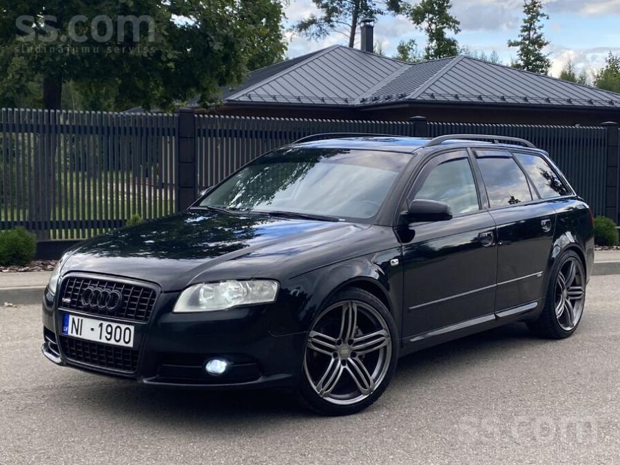 Black Audi A4 2008 in Riga, with an engine capacity of 2.00 L and mileage of 246 thousand km for 3950 €, photo 1 on AUTOMOTO.COM.LV