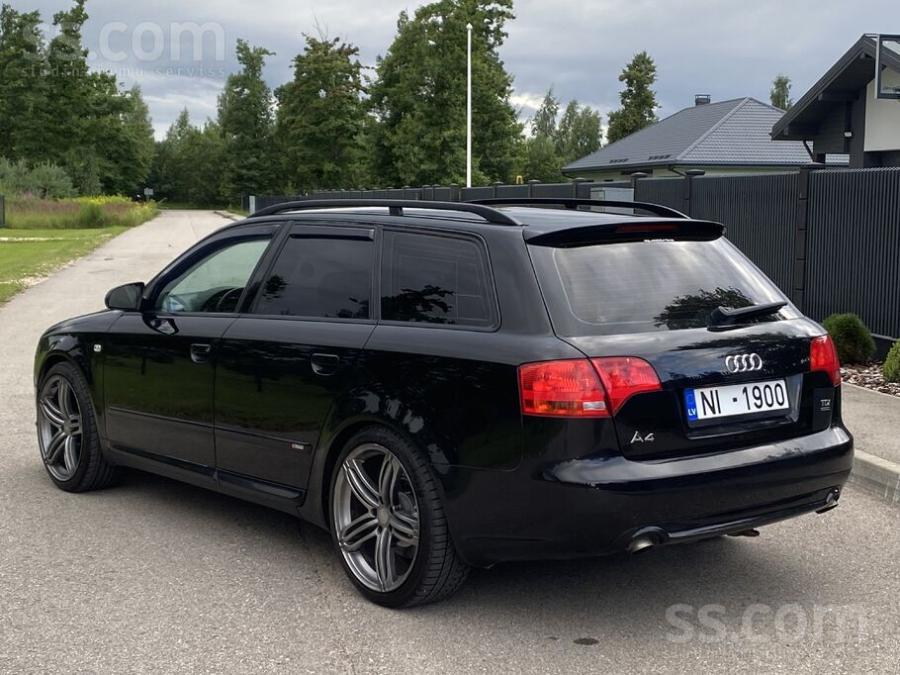 Black Audi A4 2008 in Riga, with an engine capacity of 2.00 L and mileage of 246 thousand km for 3950 €, photo 5 on AUTOMOTO.COM.LV