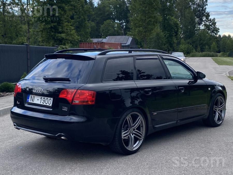 Black Audi A4 2008 in Riga, with an engine capacity of 2.00 L and mileage of 246 thousand km for 3950 €, photo 7 on AUTOMOTO.COM.LV
