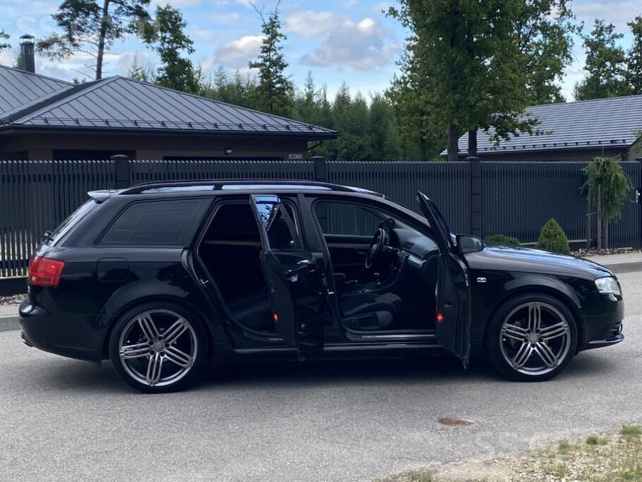 Black Audi A4 2008 in Riga, with an engine capacity of 2.00 L and mileage of 246 thousand km for 3950 €, photo 10 on AUTOMOTO.COM.LV