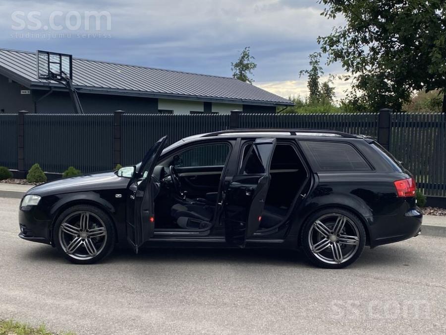 Black Audi A4 2008 in Riga, with an engine capacity of 2.00 L and mileage of 246 thousand km for 3950 €, photo 11 on AUTOMOTO.COM.LV