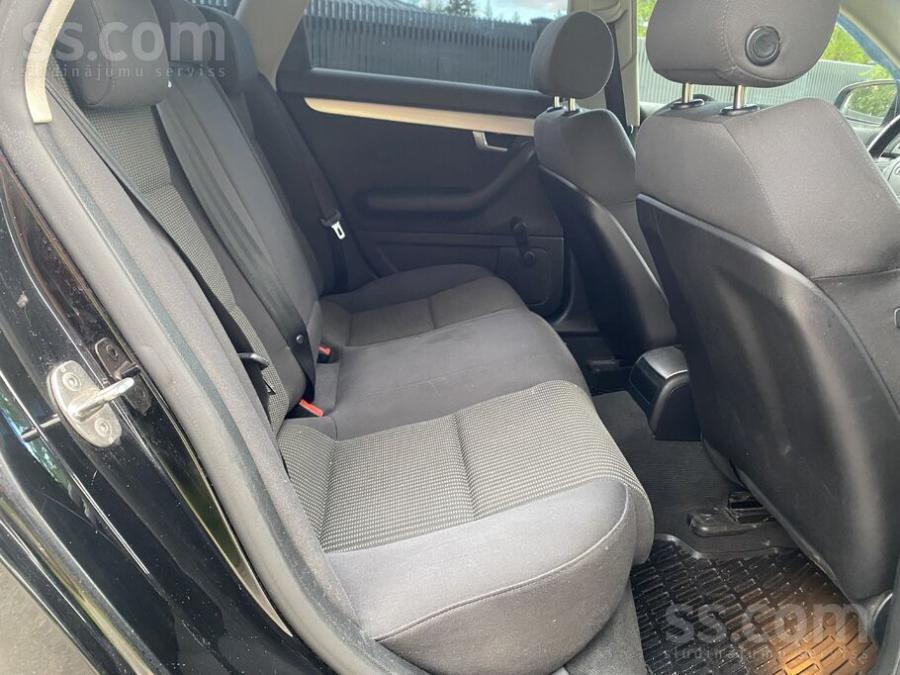 Black Audi A4 2008 in Riga, with an engine capacity of 2.00 L and mileage of 246 thousand km for 3950 €, photo 21 on AUTOMOTO.COM.LV