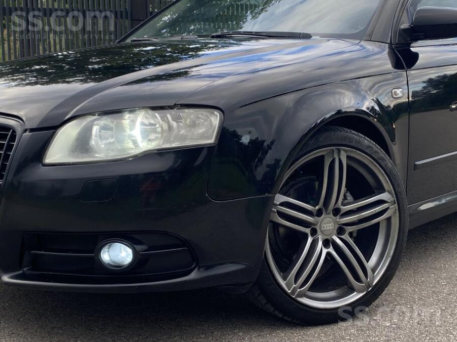 Black Audi A4 2008 in Riga, with an engine capacity of 2.00 L and mileage of 246 thousand km for 3950 €, photo 24 on AUTOMOTO.COM.LV