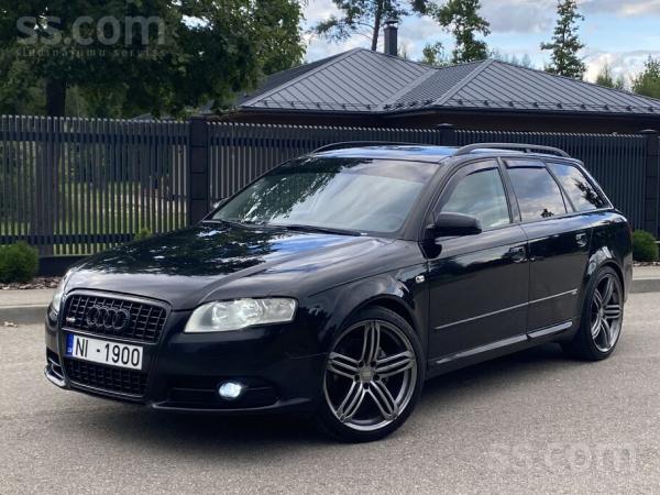 Black Audi A4 2008 in Riga, with an engine capacity of 2.00 L and mileage of 246 thousand km for 3950 €, photo 1 on AUTOMOTO.COM.LV