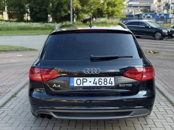 Black Audi A4 2008 in Riga, with an engine capacity of 2.00 L and mileage of 328 thousand km for 4990 €, photo 6 on AUTOMOTO.COM.LV