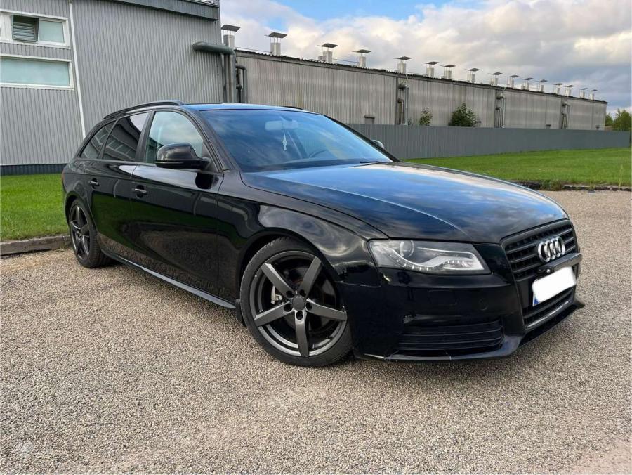 Black Audi A4 2008 in Taurage, with an engine capacity of 1.80 L and mileage of 299 thousand km for 3700 €, photo 1 on AUTOMOTO.COM.LV