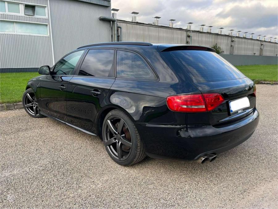 Black Audi A4 2008 in Taurage, with an engine capacity of 1.80 L and mileage of 299 thousand km for 3700 €, photo 5 on AUTOMOTO.COM.LV