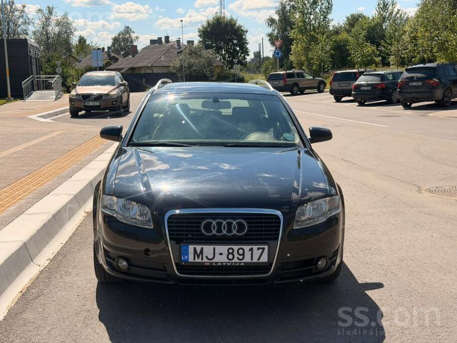 Black Audi A4 2008 in Riga, with an engine capacity of 2.00 L and mileage of 383 thousand km for 1490 €, photo 3 on AUTOMOTO.COM.LV