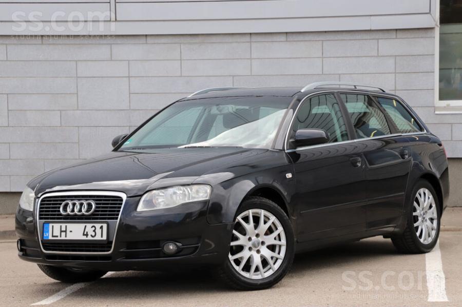 Black Audi A4 2008 in Tukums, with an engine capacity of 2.00 L and mileage of 0 thousand km for 2500 €, photo 3 on AUTOMOTO.COM.LV